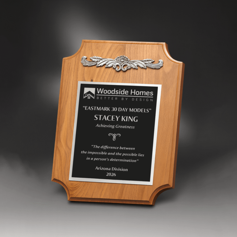 Scalloped Plaque With Border Plate | Lane Award