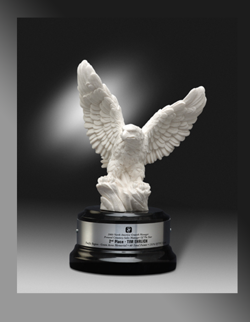 Cultured Marble Mini Eagle | Lane Award