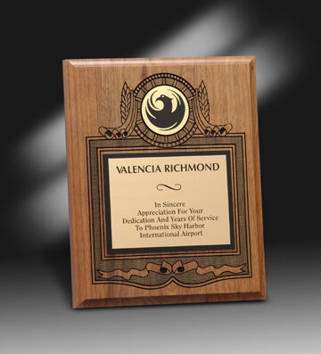 Insert Style Laser Plaque | Lane Award