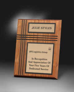 Routed Accent Plaque With Border Plate | Lane Award