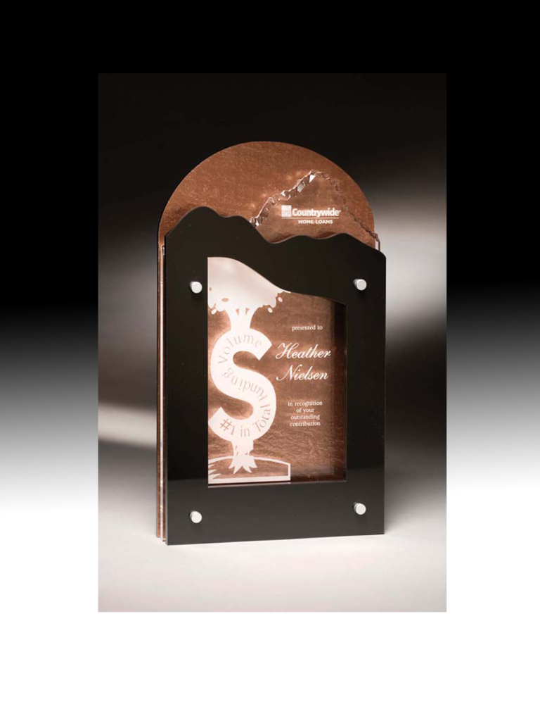 Russet Acrylic Award | Lane Award