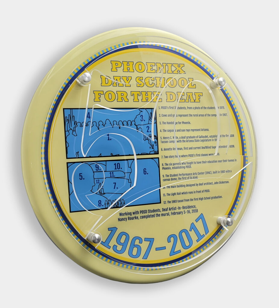 Phoenix Day School Custom Resin Plaque | Lane Award